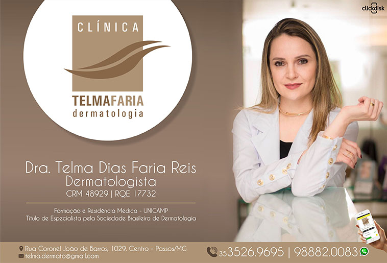 CLÍNICA DERMATOLÓGICA DRA TELMA DIAS FARIA REIS, 98882-0083 - Click & Disk